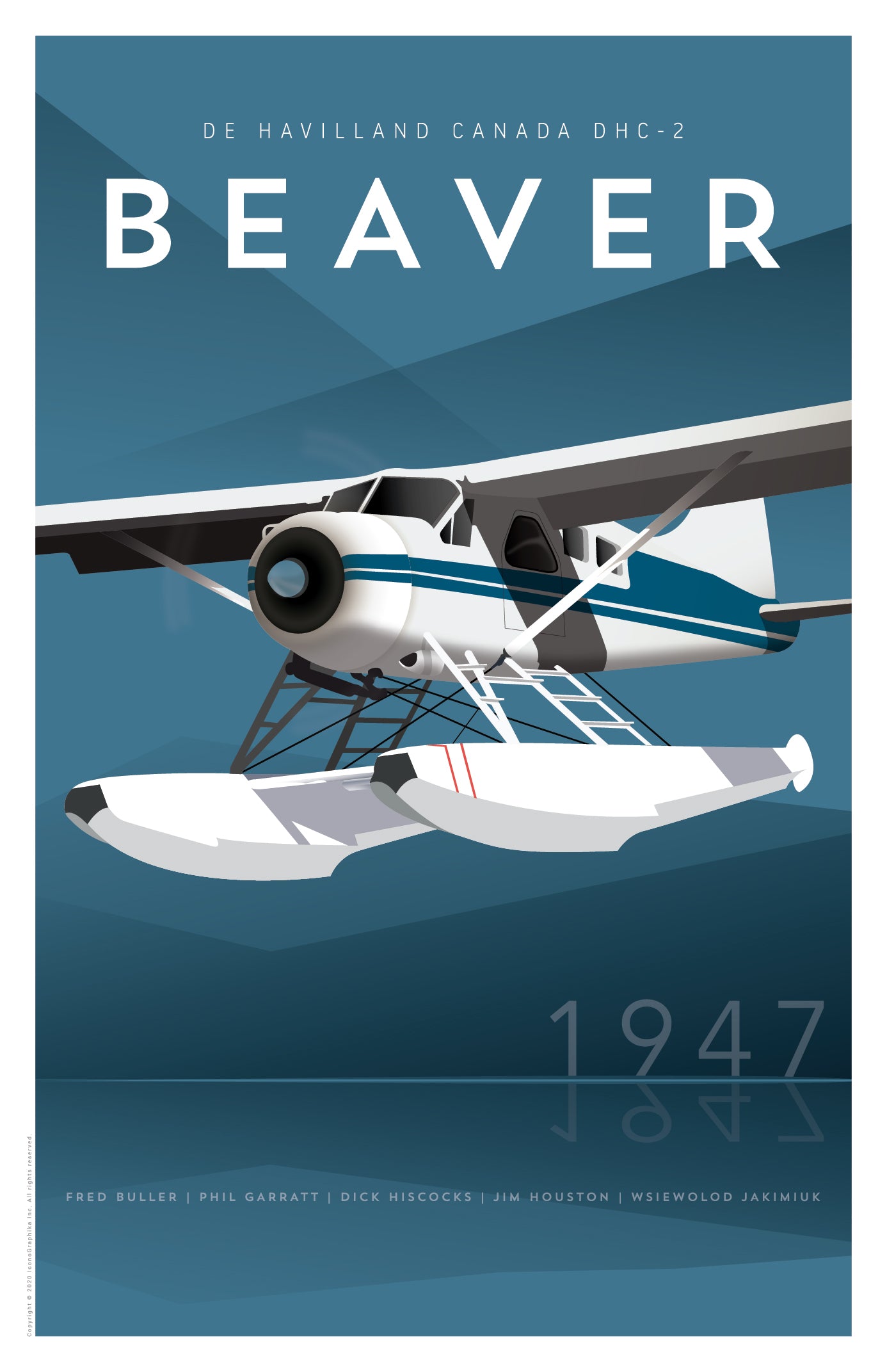 De Havilland Canada DHC-2 Beaver by Phil Garratt and Team – IconoGraphika