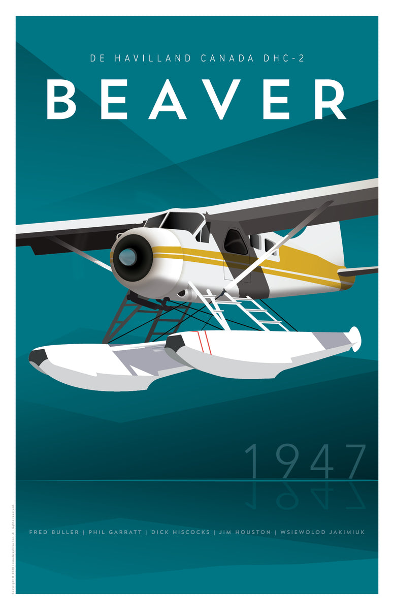 De Havilland Canada DHC-2 Beaver by Phil Garratt and Team – IconoGraphika