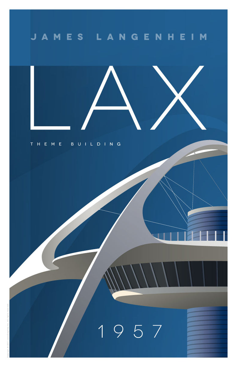 LAX Theme Building by James Langenheim – IconoGraphika
